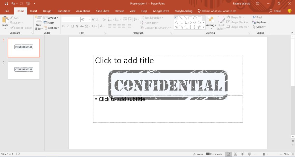 Learn How To Insert Watermark In Ppt